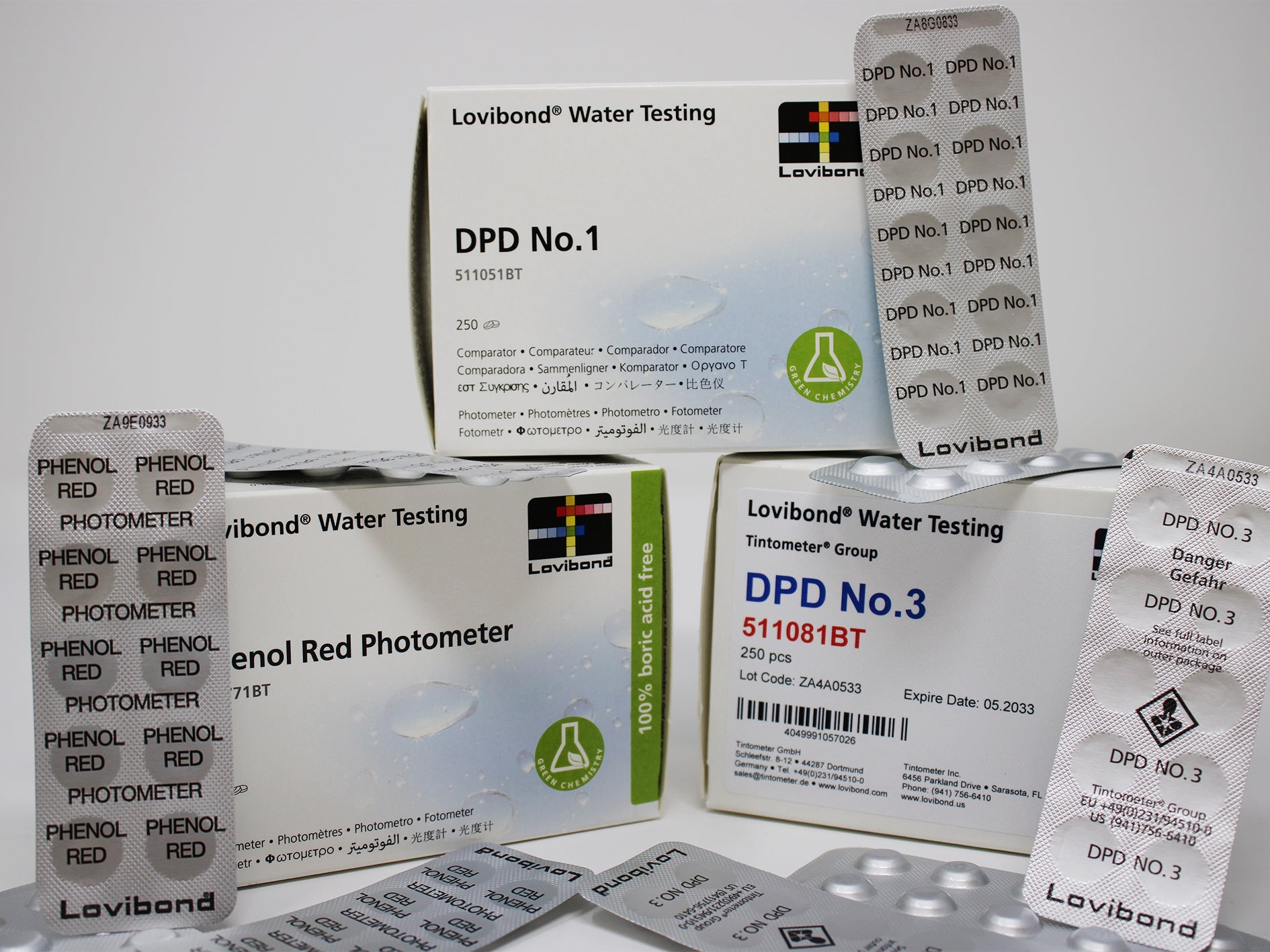 DPD No.1 Test Kits