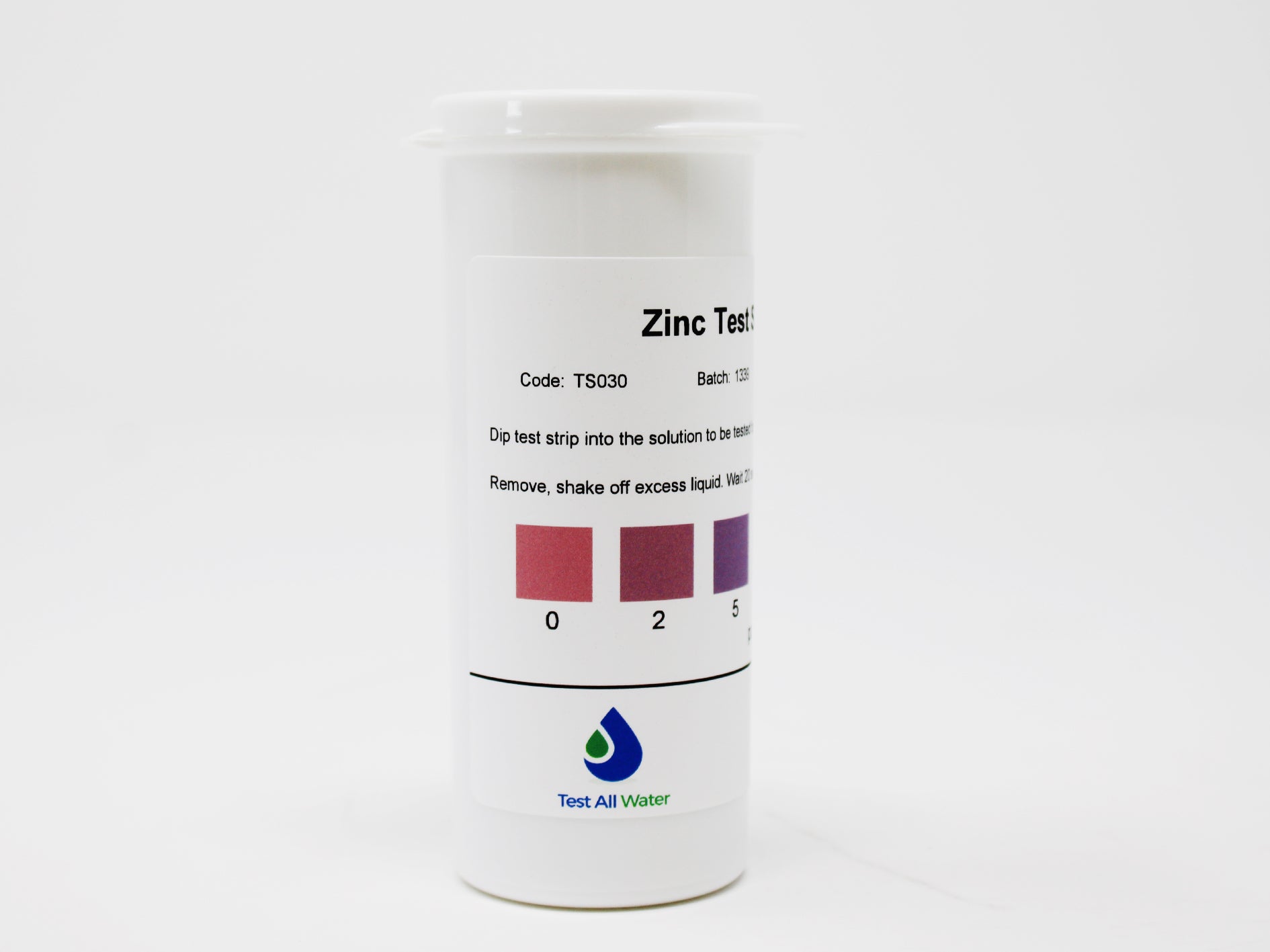 Zinc Test Strips [0-100ppm] (50Pk)