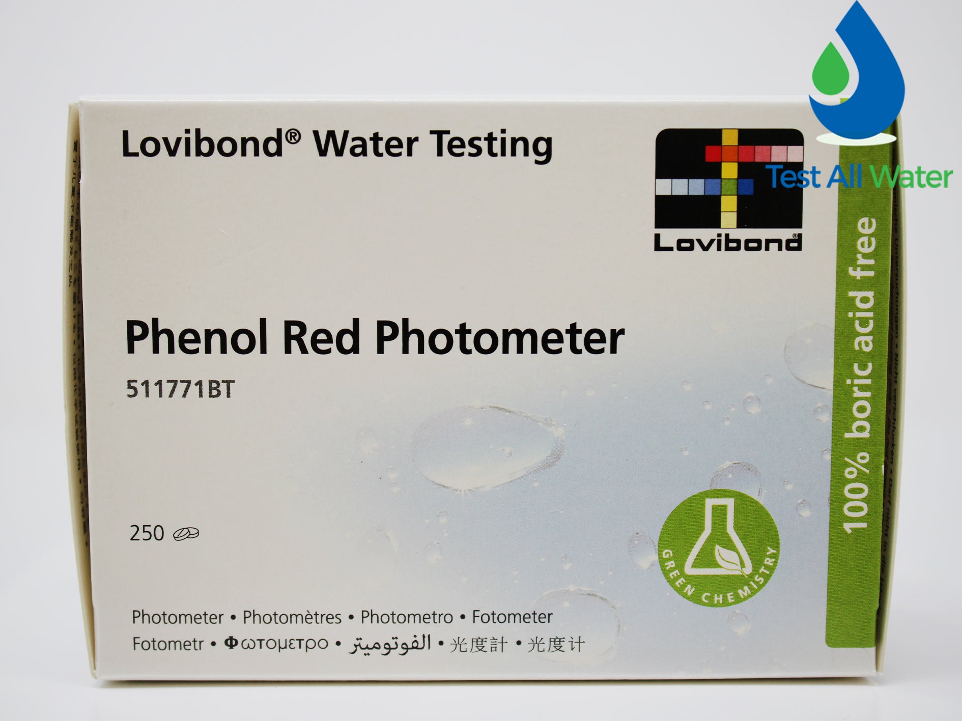 Lovibond Phenol Red Rapid Dissolve Tablets