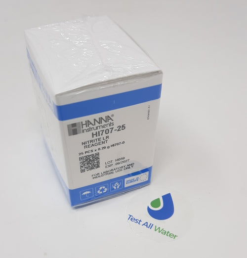 Hanna Instruments-707-25 Nitrite Low Range (0-600 PPB) Reagents 25 Tes