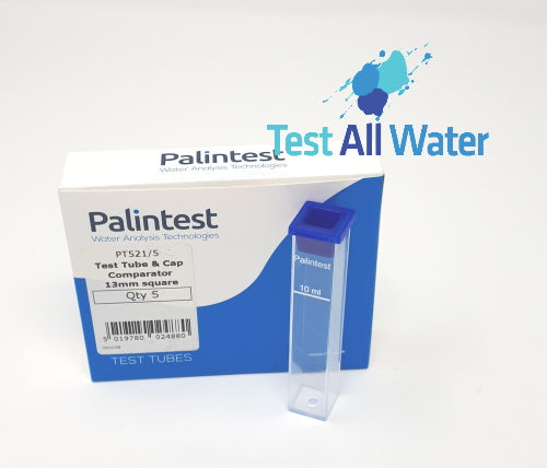 Palintest Square Plastic Test Tubes 10ml Cell with Cap