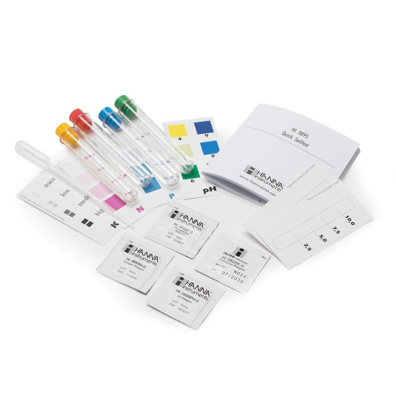 Hanna Instruments-3895 Soil test kit for pH, Nitrogen, Phosphorus and