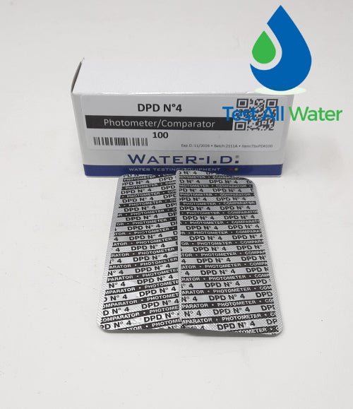 Water-I.D: DPD No.4 Photometer Tablets