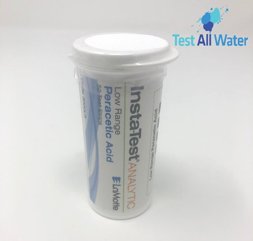 La Motte Peracetic Acid Test Strips - Low Range 0-50