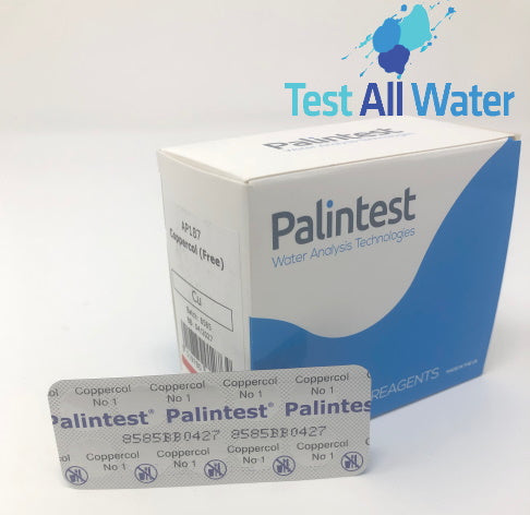 Palintest Copper (Free), Photometer Reagents, 0-5 mg/L Cu